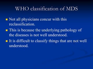 MYELODYSPLASTICSYNDROMES.ppt