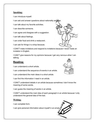 My english language learner profile.docx 1 copia | DOCX