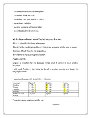 My english language learner profile.docx 1 copia | DOCX