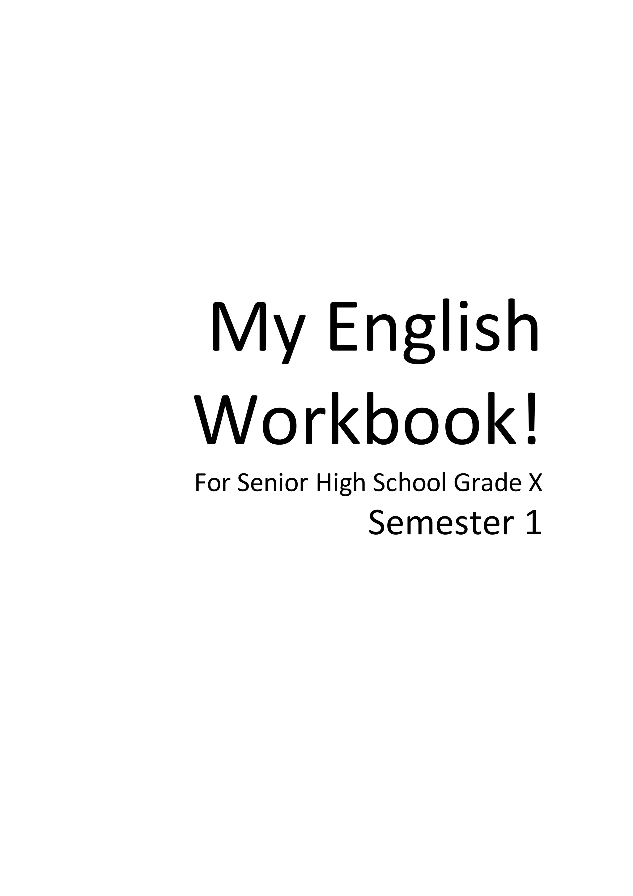 My english workbook sma 1 a | DOCX