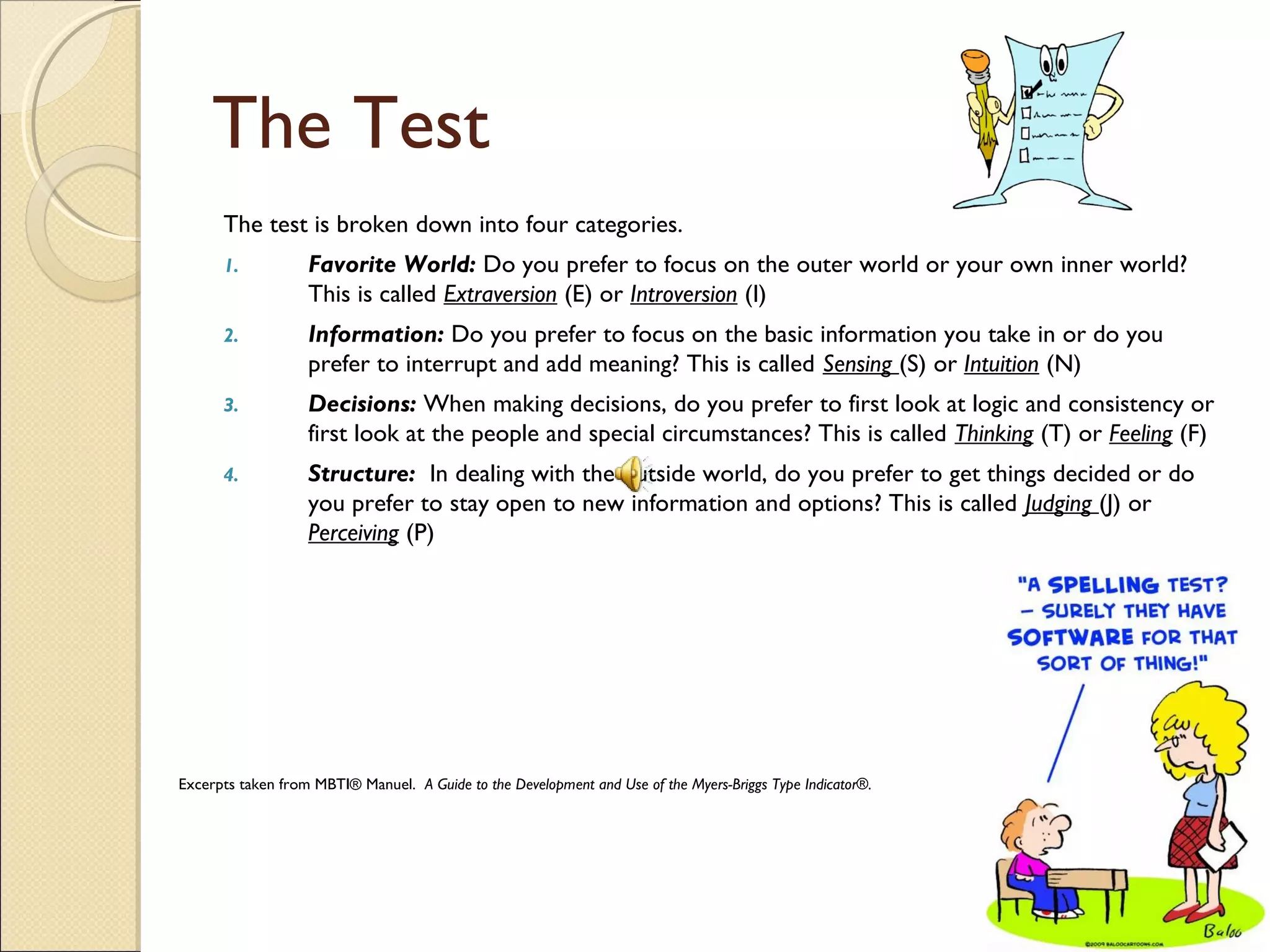 Myer briggs-personality-types | PPT