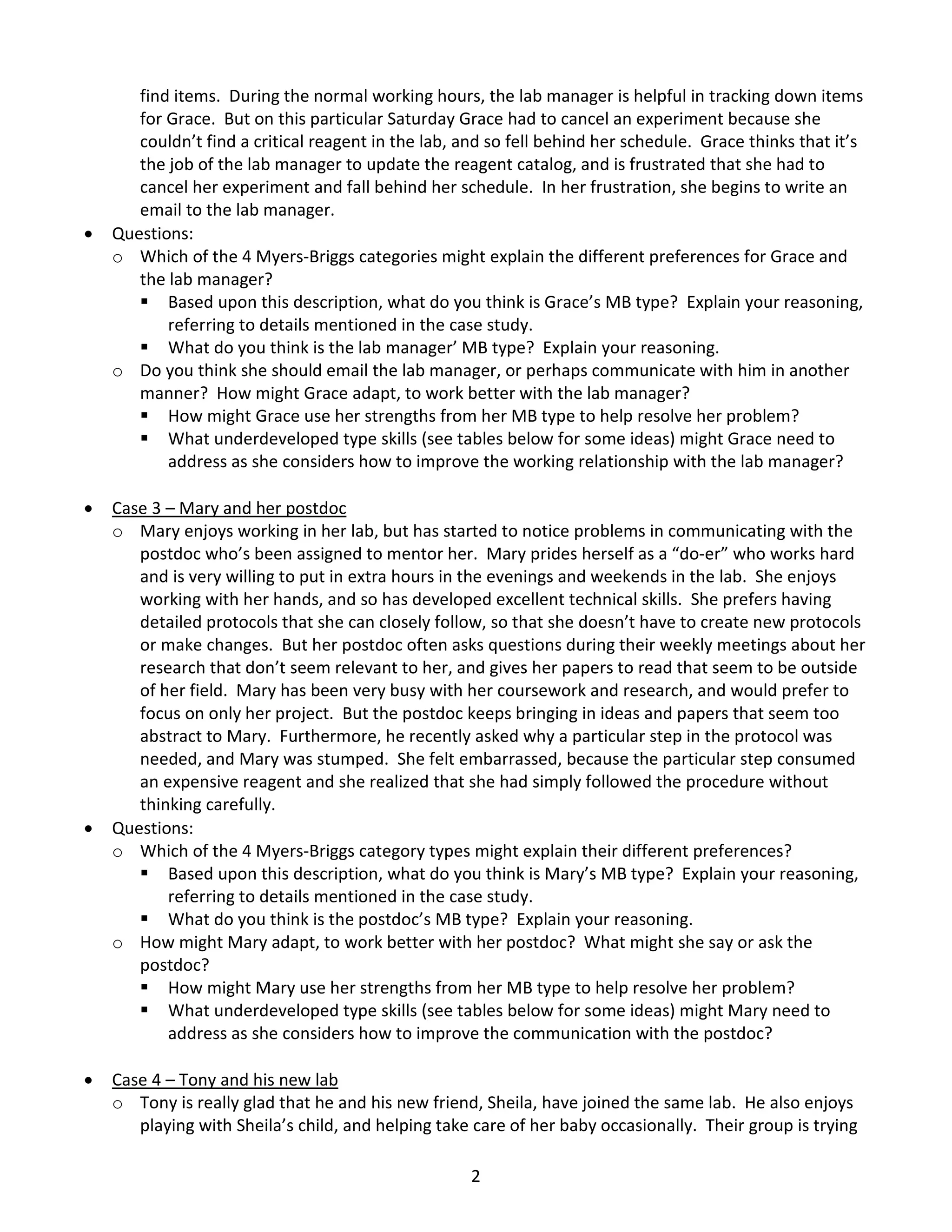 Assess your communication strengths with the Myers-Briggs types and ...