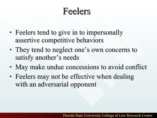 Myers Briggs Personality Typesfor Negotiation | PPT