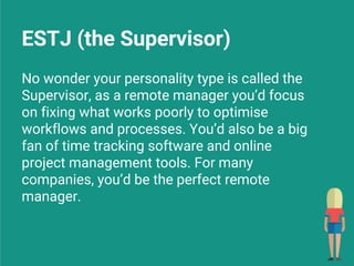 Myers-Briggs Personality Types vs. Remote Work | PDF