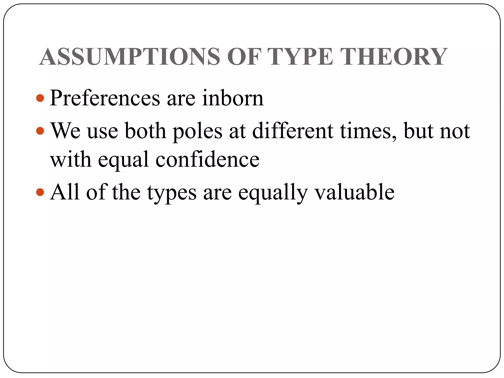 Myers Briggs Type Indicator (MBTI) | PPTX