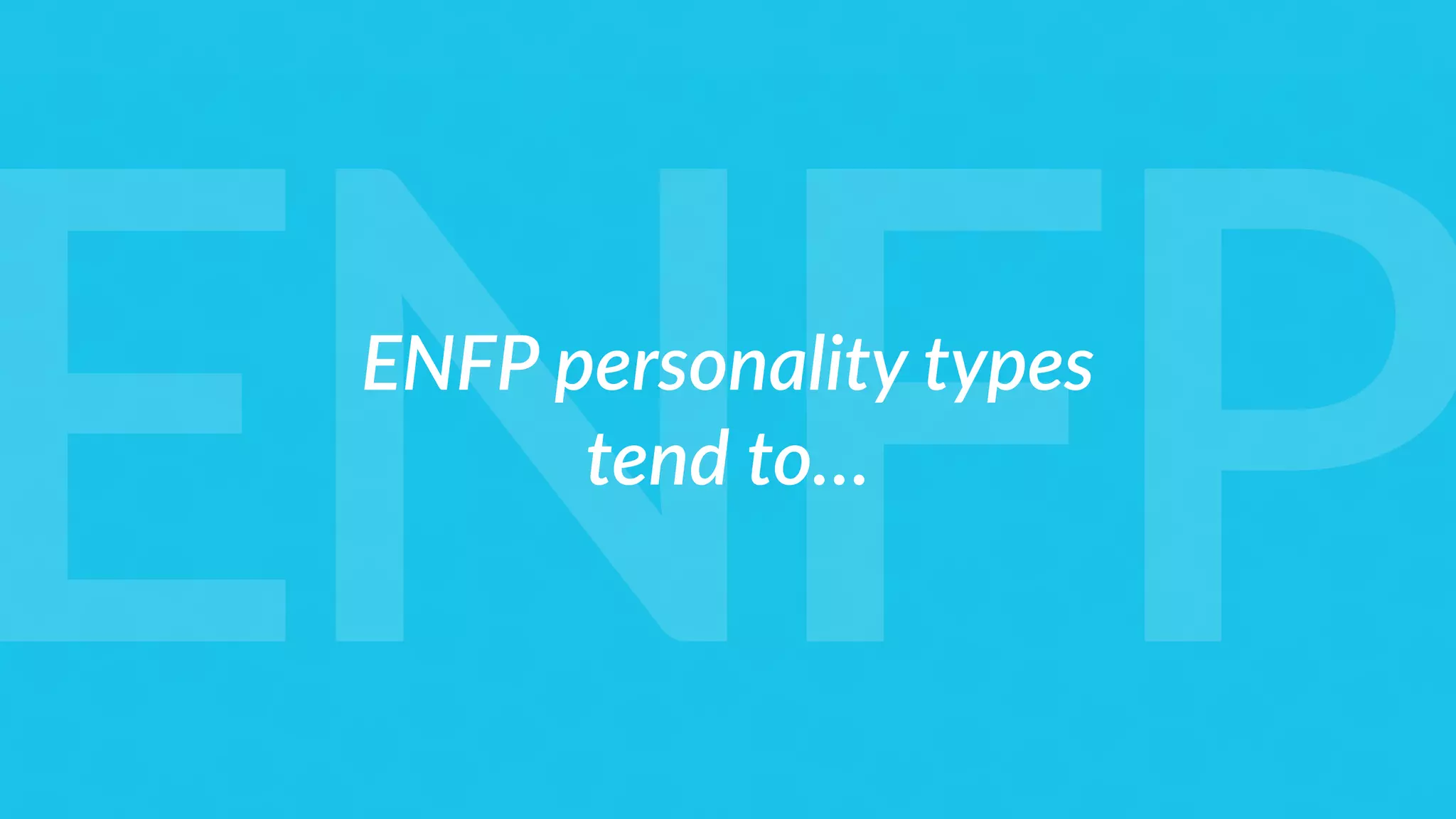 ENFP - The Encourager | PPT