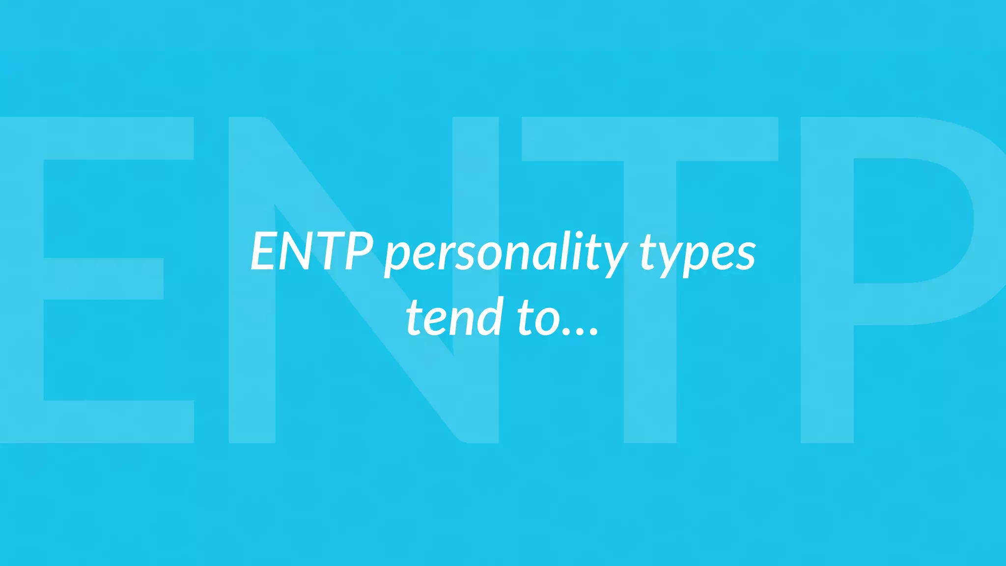 ENTP - The Debater | PDF