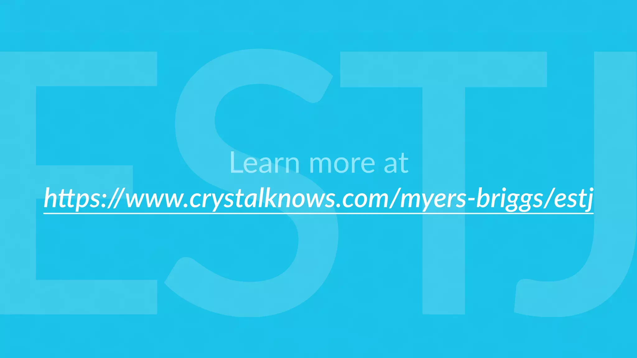 ESTJ - The Commander | PPT