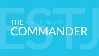ESTJ - The Commander | PDF