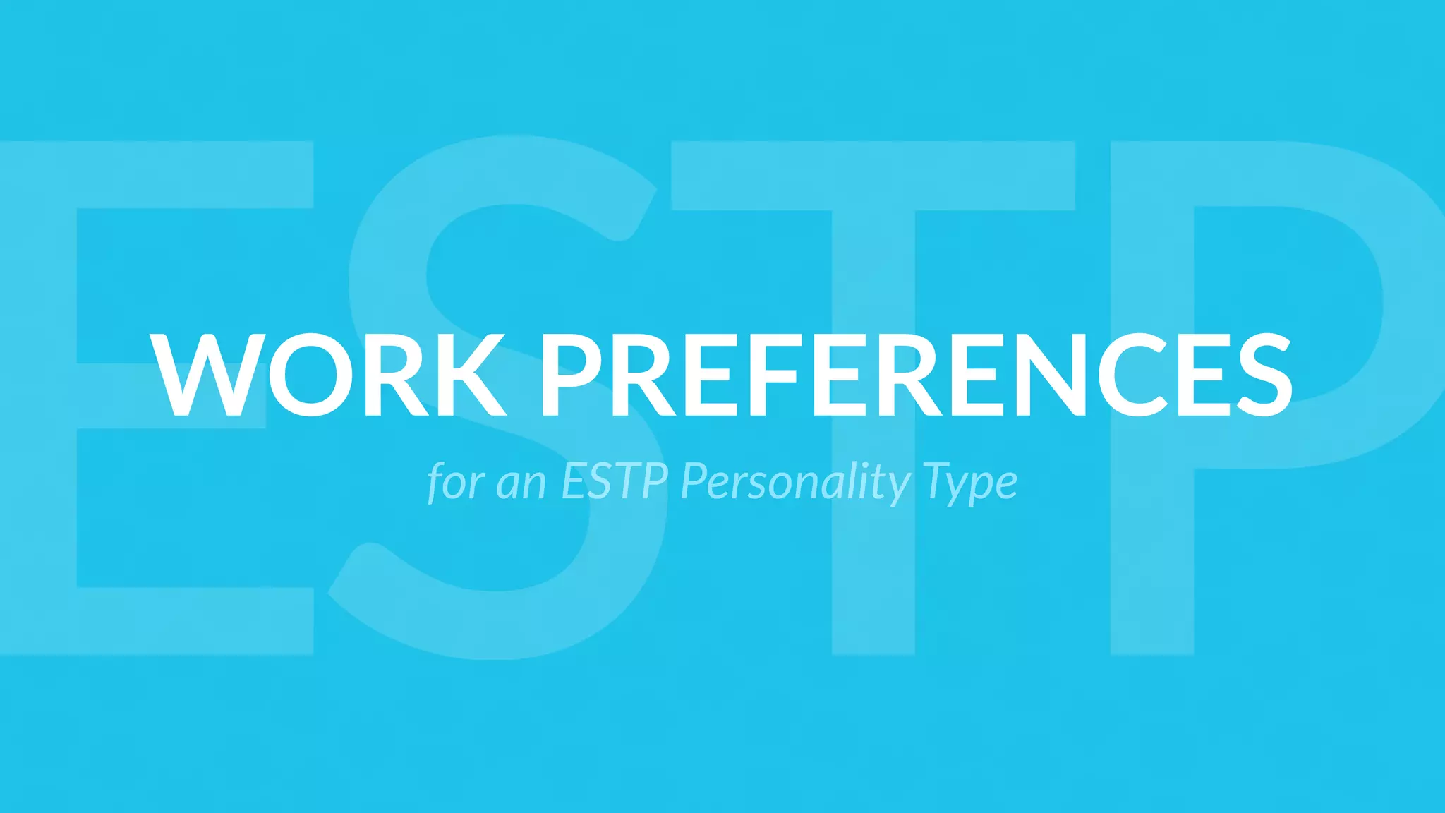 ESTP - The Explorer | PDF