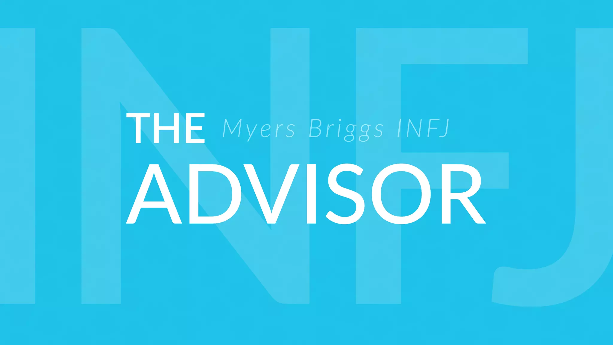 INFJ - The Advisor | PDF