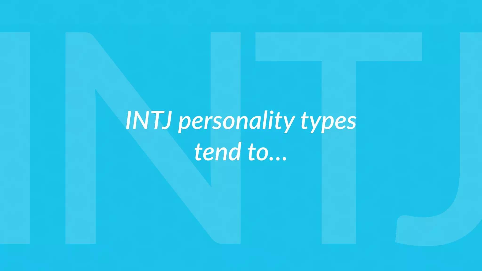 INTJ - The Intellectual | PDF