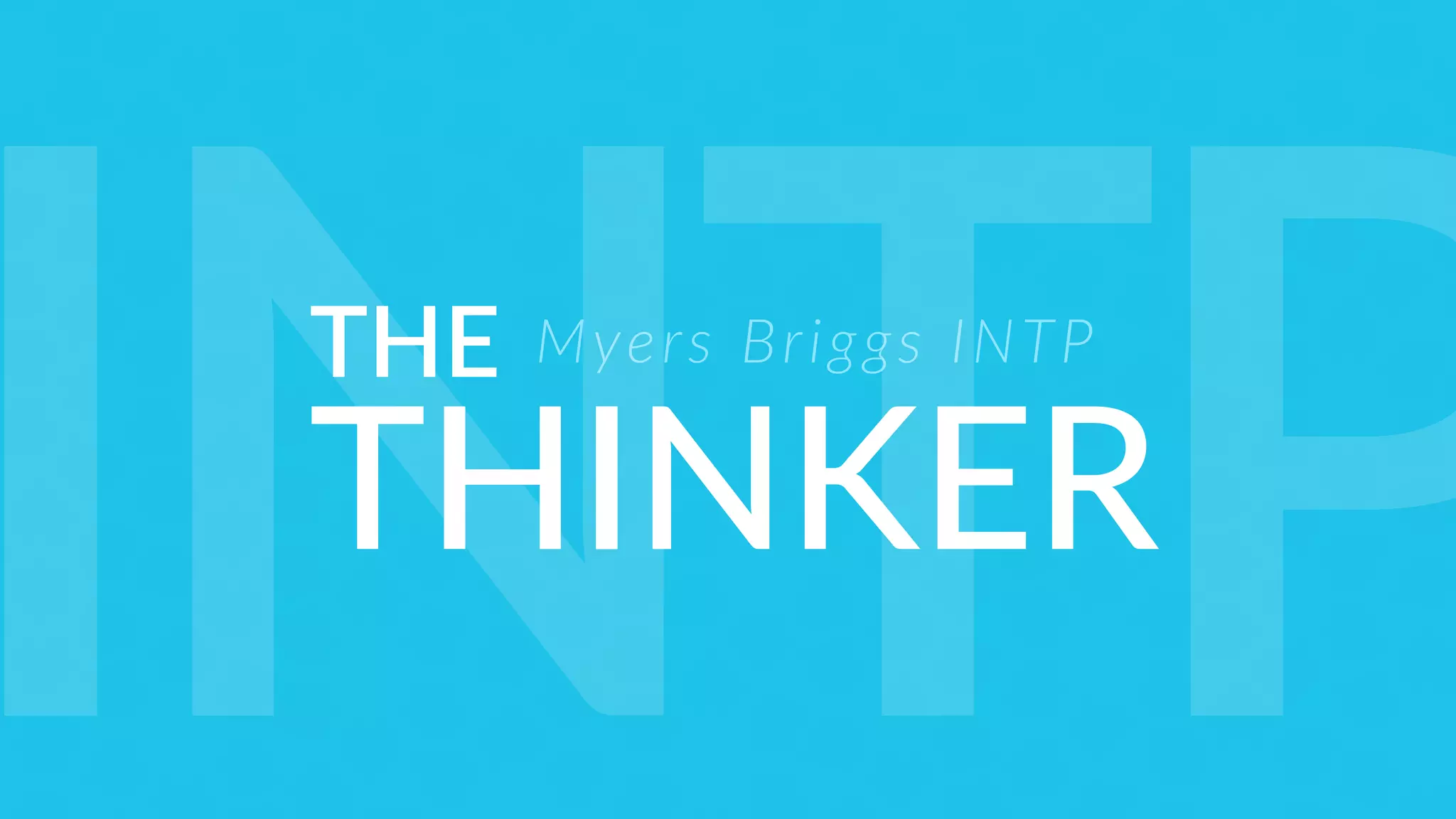 INTP - The Thinker | PDF