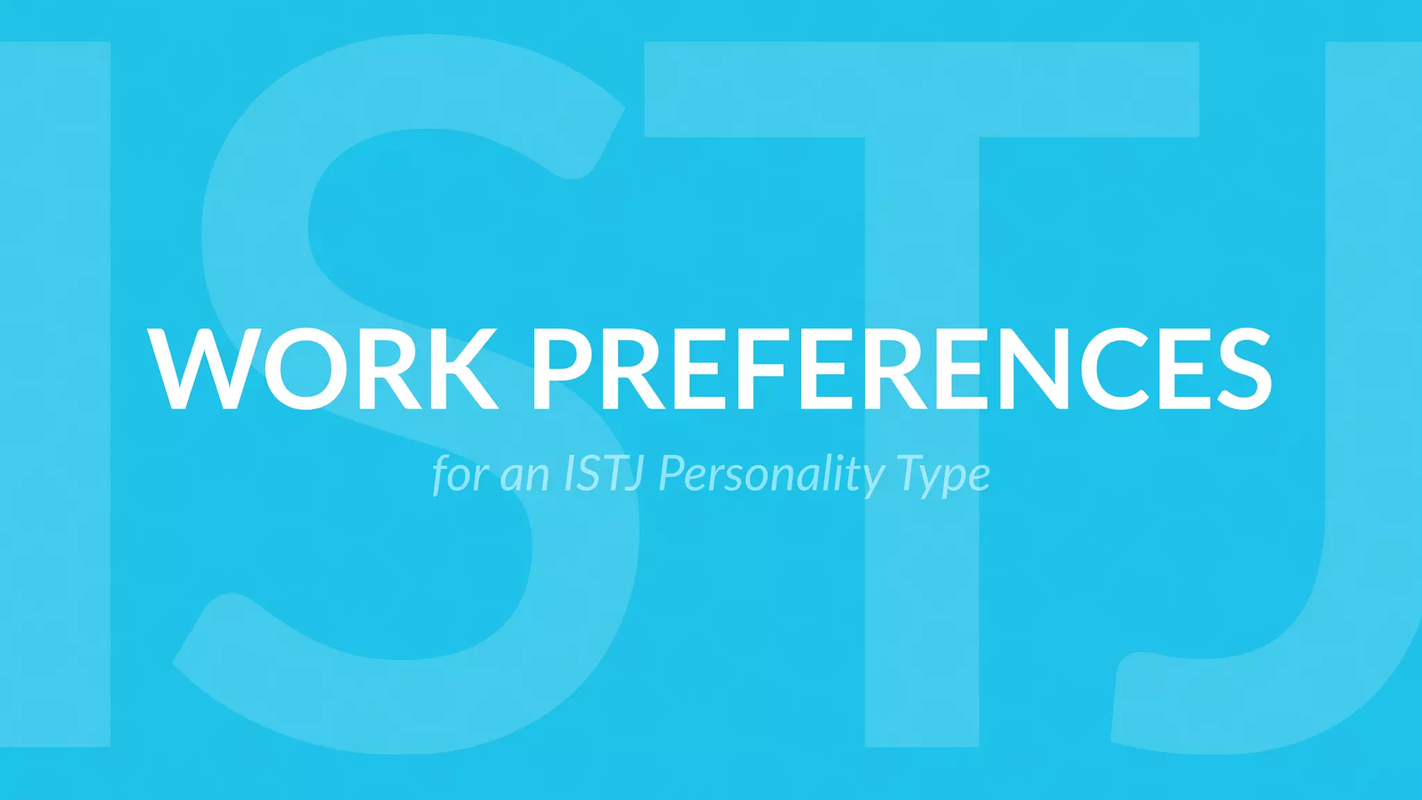 ISTJ - The Investigator | PDF