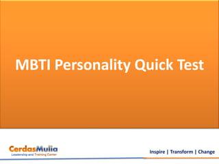 Myers Briggs MBTI Personality Types Indonesia | PDF