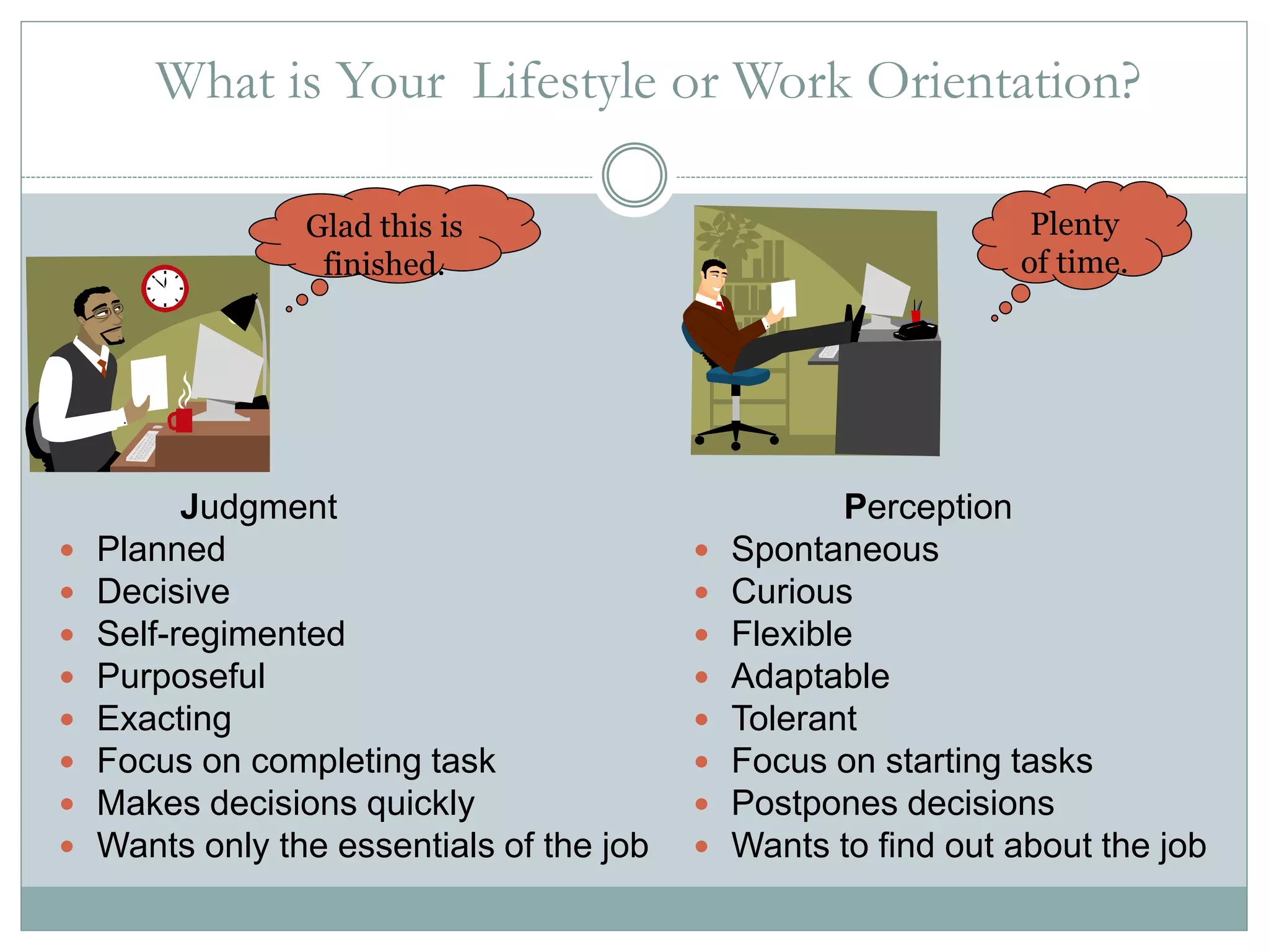 Understanding Myers-Briggs Personality Type Indicators by Katia Arango ...