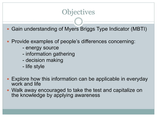 Understanding Myers-Briggs Personality Type Indicators by Katia Arango ...