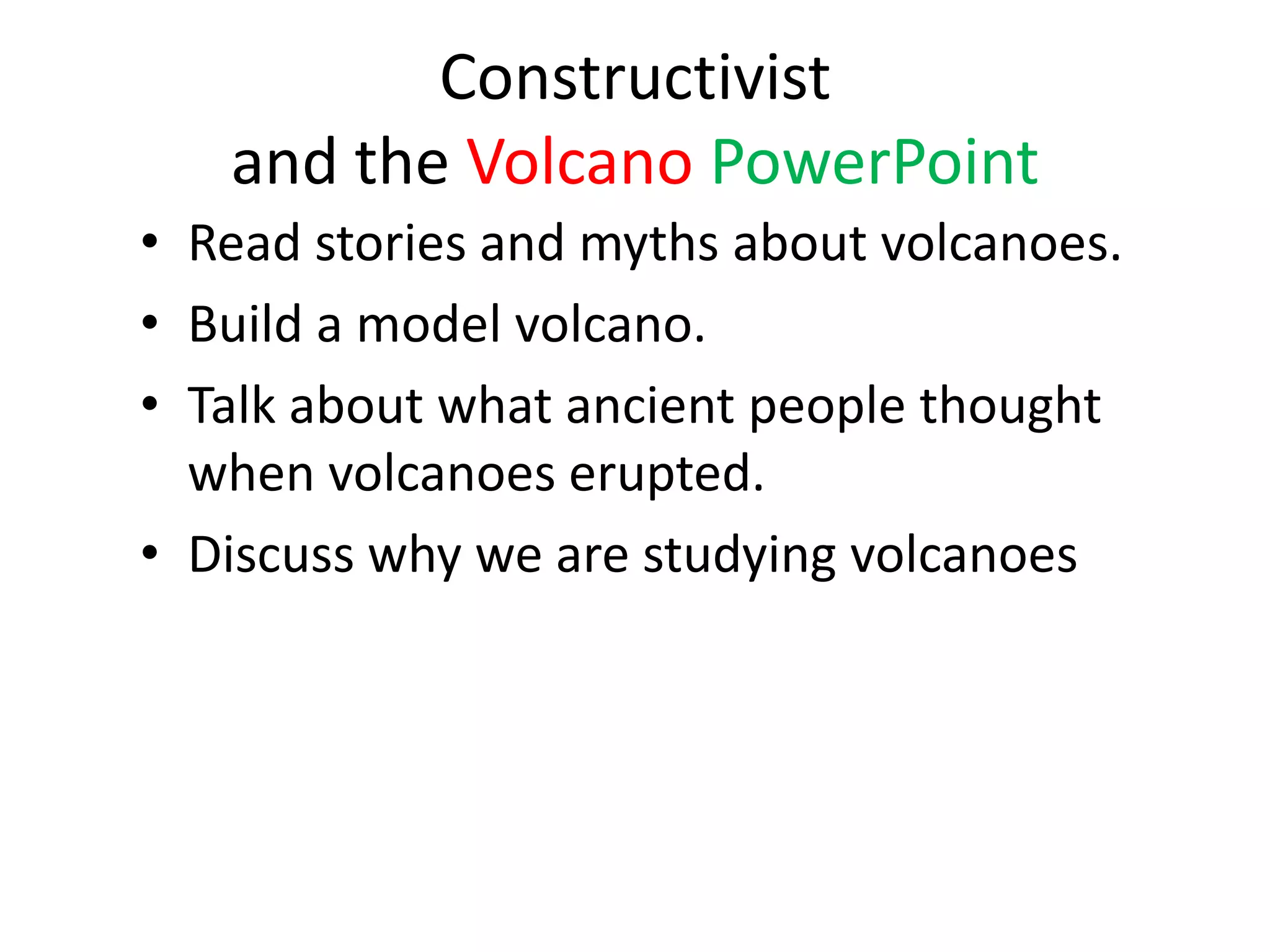 Myers Brown Volcano final | PPTX