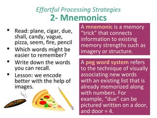 psychology of memory | PPT