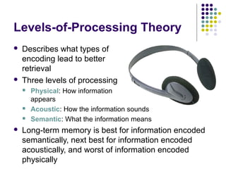 psychology of memory | PPT