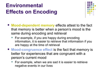 psychology of memory | PPT