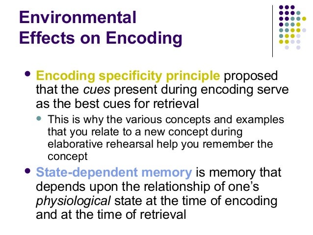 Elaborative Rehearsal Psychology Examples