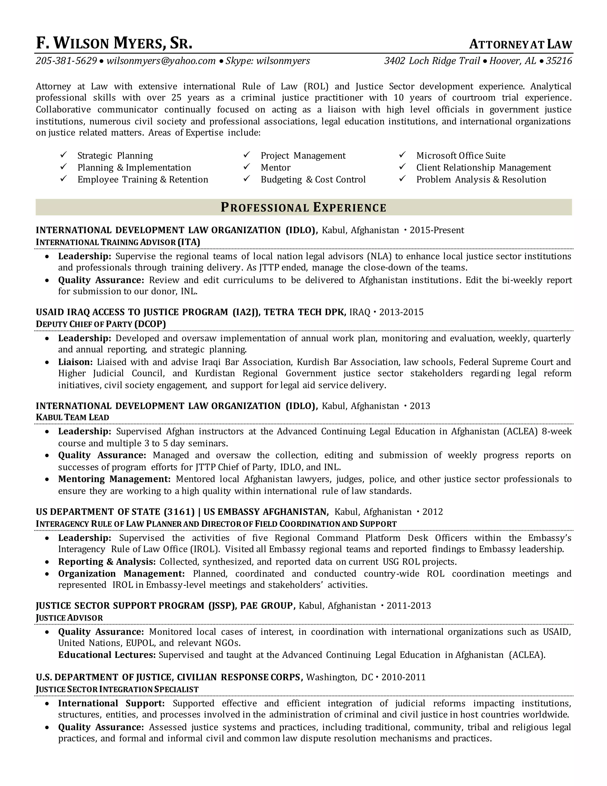 Myers short resume 03 16 | DOCX
