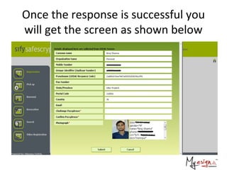 How to Make E-KYC ( Aadhaar Based ) Digital Signature | PPT