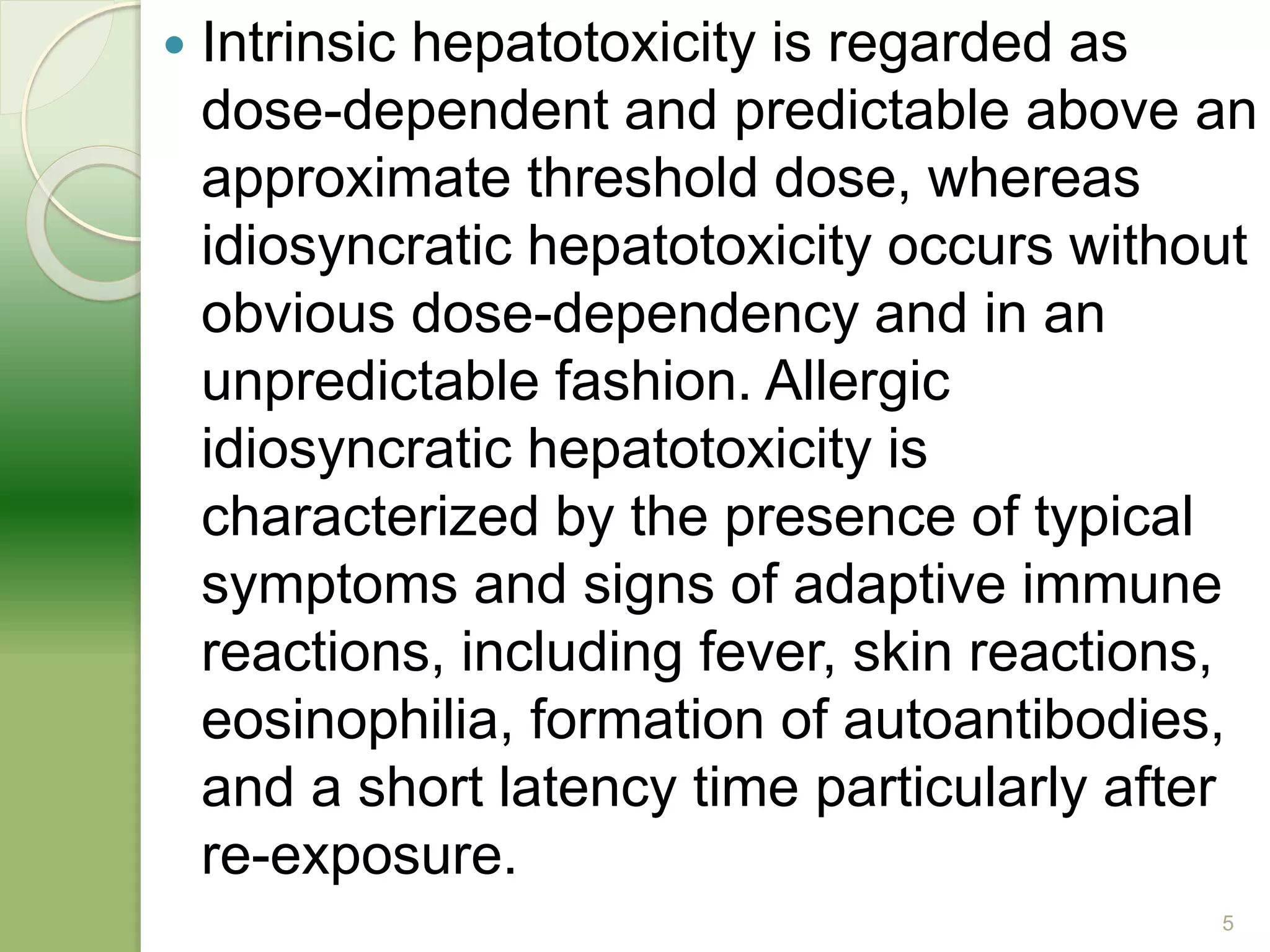 Molecular mechanism of drug induced hepatotoxicity | PPTX