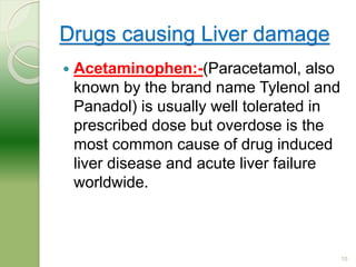 Molecular mechanism of drug induced hepatotoxicity | PPTX