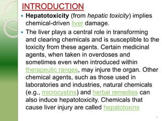 Molecular mechanism of drug induced hepatotoxicity | PPTX