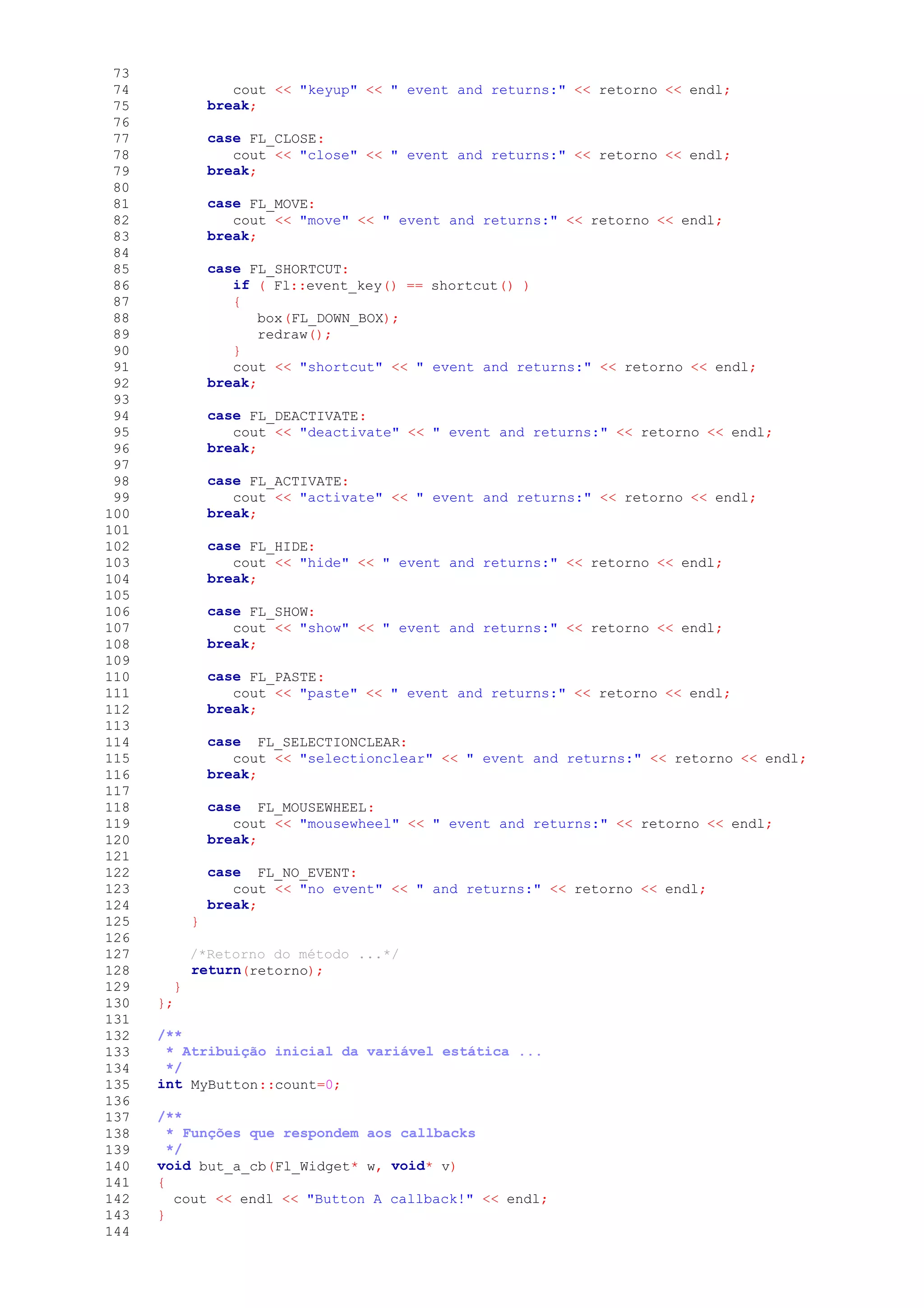 Fltk Summer Course Part Vi Sixth Impact Exercises Pdf Programming Languages Computing