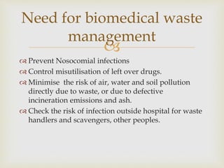 BioMedical Waste Management (BMW) | PPTX