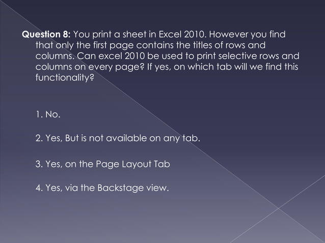 My excel reviewer | PPT