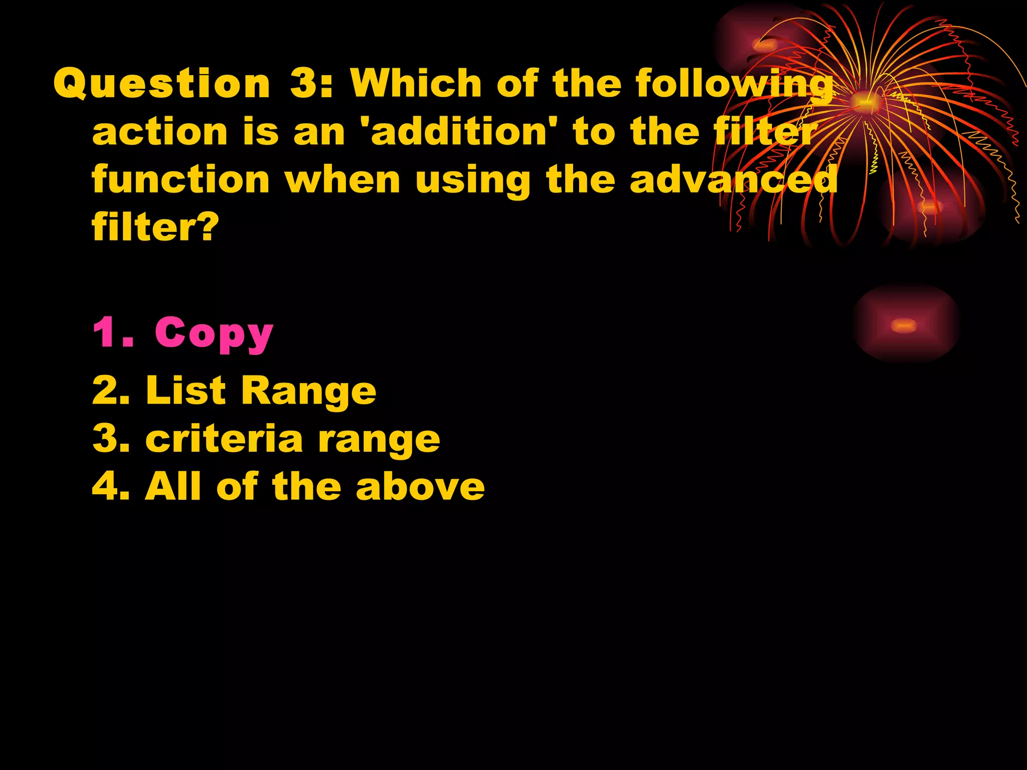 My excel reviewer | PPT