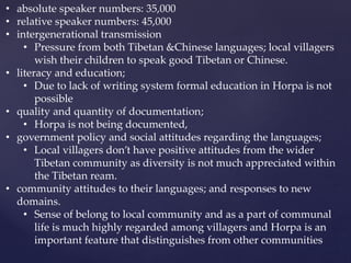 My Experience and the Fate of 'Ghost' Languages in the Greater Tibetan ...