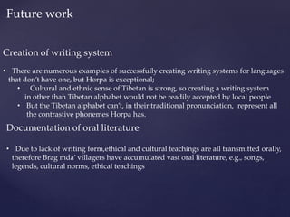 My Experience and the Fate of 'Ghost' Languages in the Greater Tibetan ...