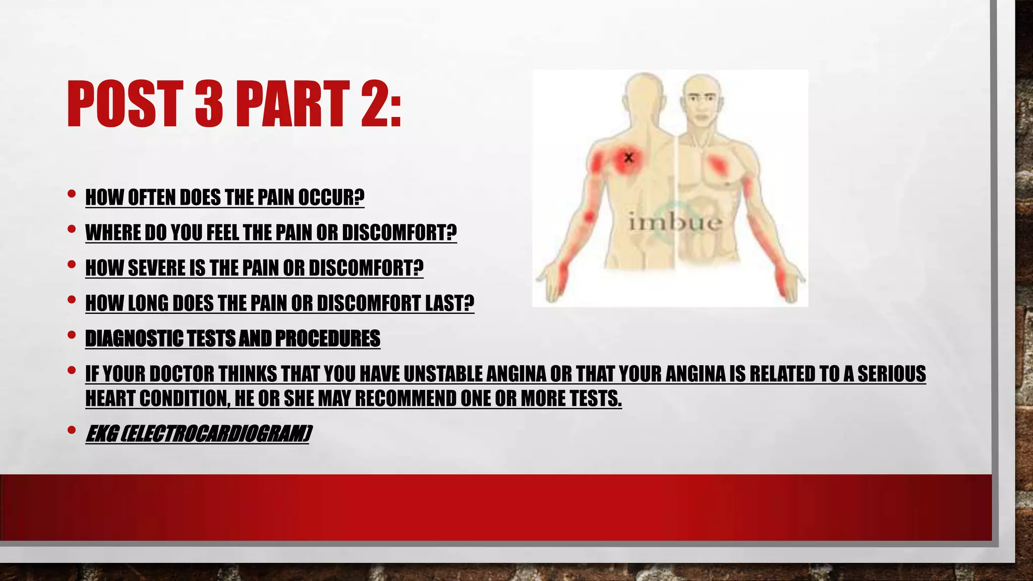 My experience with angina | PPTX