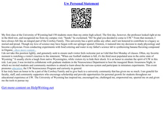 My Experience With UW-Madison | PPT