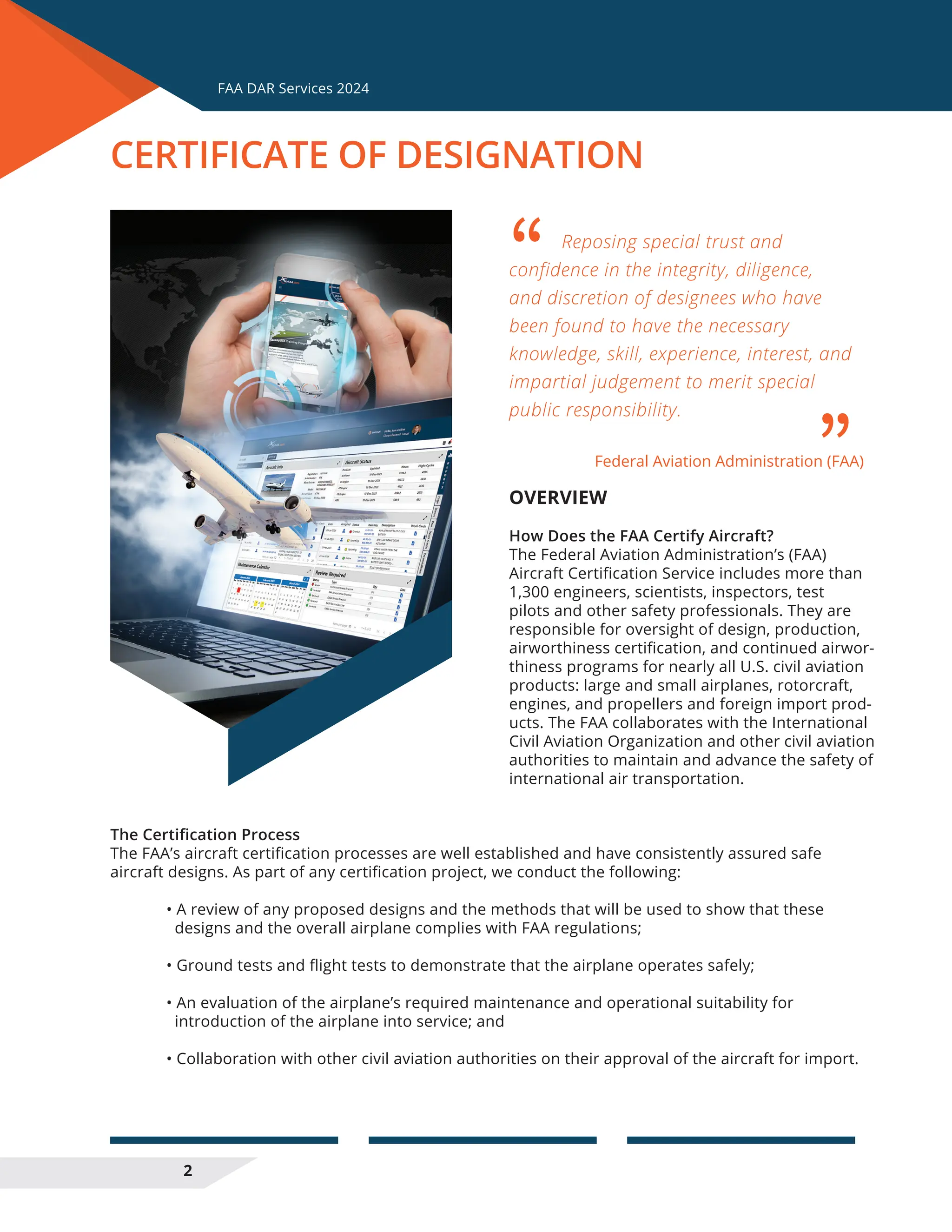 Simplify Aviation Certification with Reliable FAA DAR Services | PDF