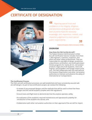 Simplify Aviation Certification with Reliable FAA DAR Services | PDF