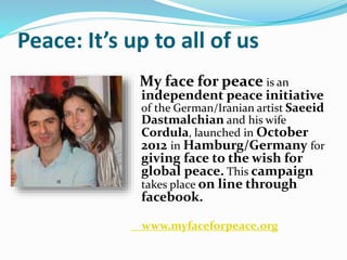My Face for Peace - Avatars for Peace | PPT
