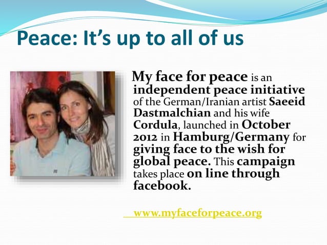 My Face for Peace - Avatars for Peace | PPT