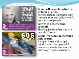 My Face for Peace - Avatars for Peace | PPT