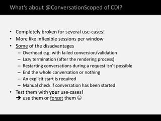 MyFaces CODI Conversations | PDF
