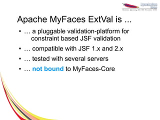 MyFaces Universe at ApacheCon | PPT