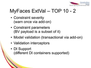 MyFaces Universe at ApacheCon | PPT
