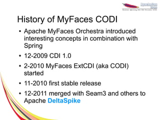 MyFaces Universe at ApacheCon | PPT