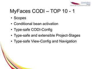 MyFaces Universe at ApacheCon | PPT