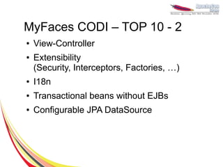 MyFaces Universe at ApacheCon | PPT